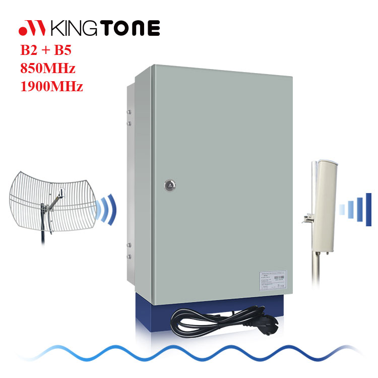 China Kingtone Factory Repeater OEM 850 1900 MHz Dual Band B2 B5 2G 3G ...